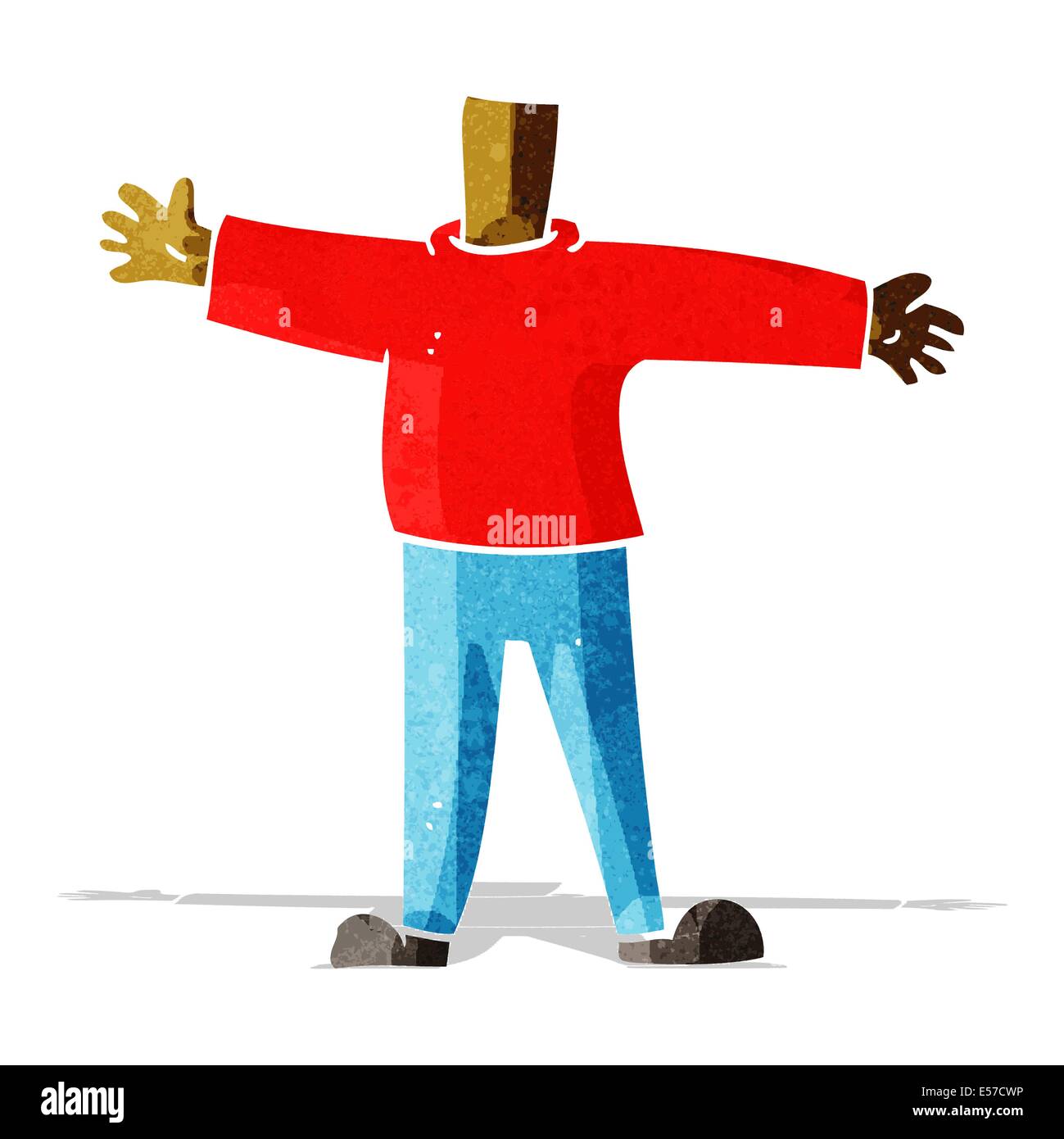 cartoon male body (mix and match cartoons or add own photo head Stock ...