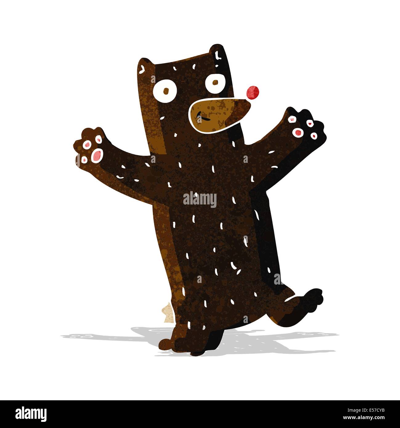 cartoon black bear Stock Vector Image & Art - Alamy