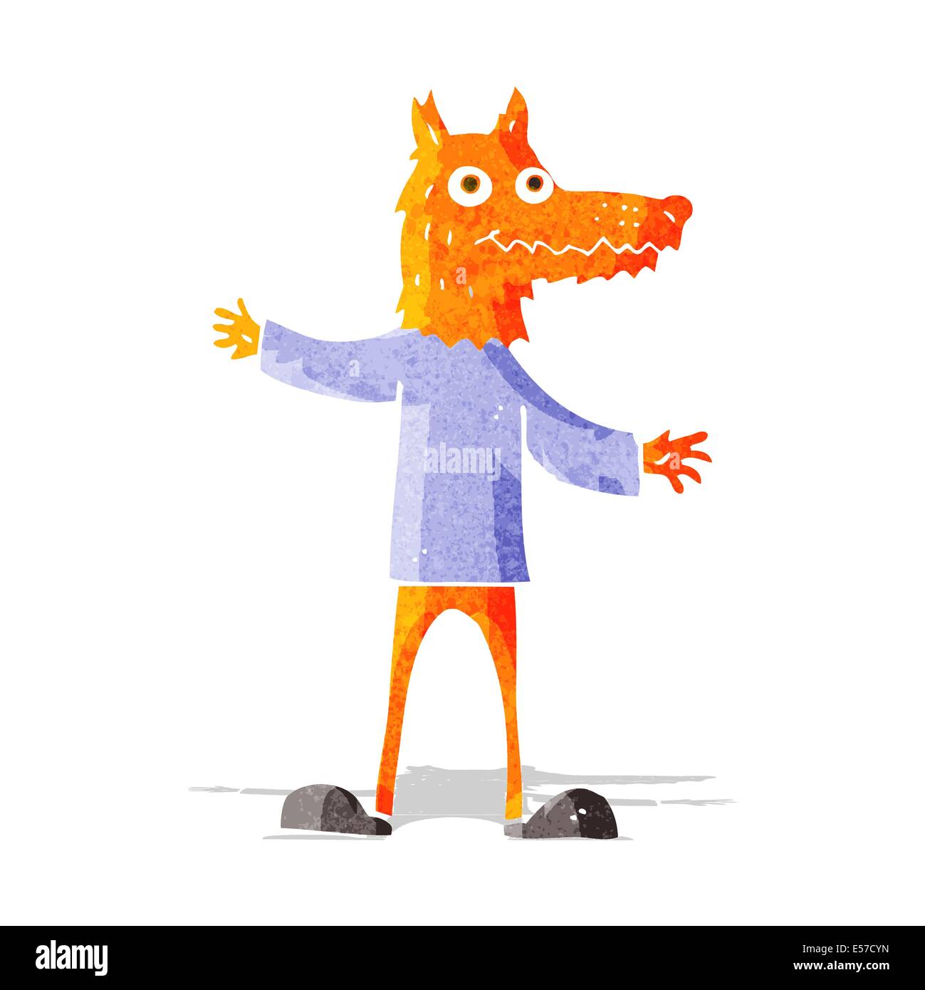 cartoon fox man Stock Vector Image & Art - Alamy