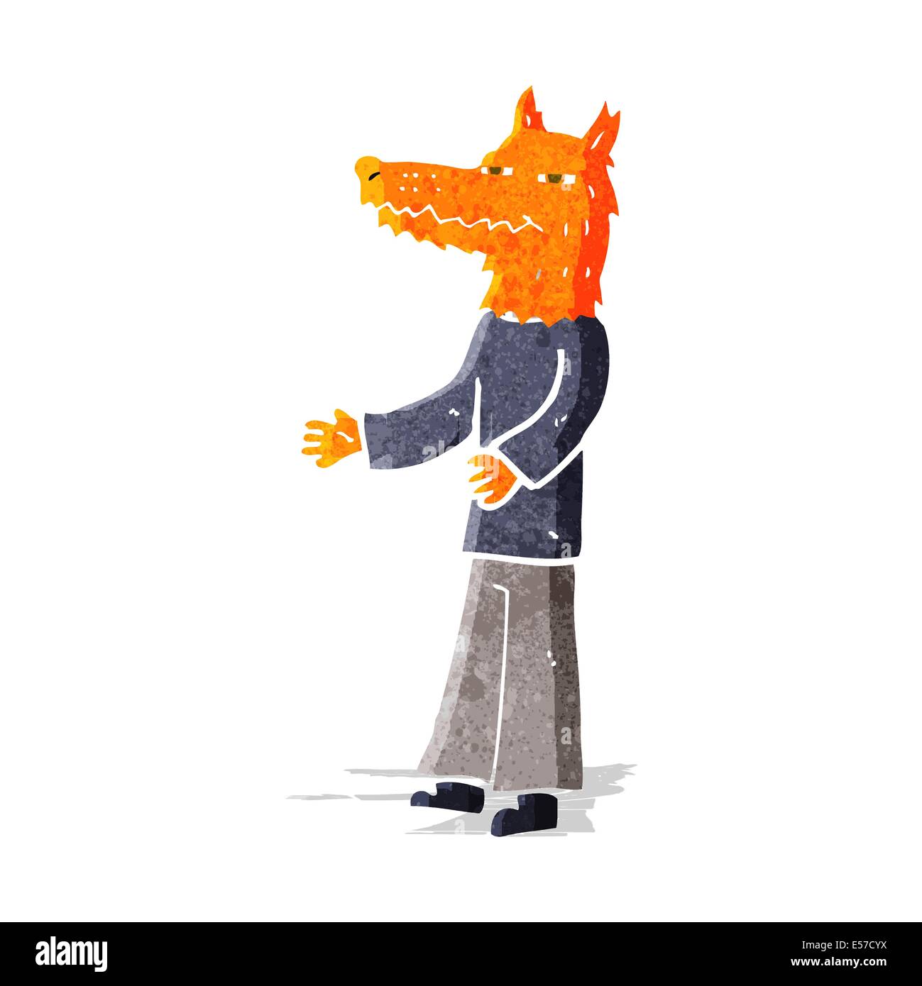 cartoon fox man Stock Vector Image & Art - Alamy