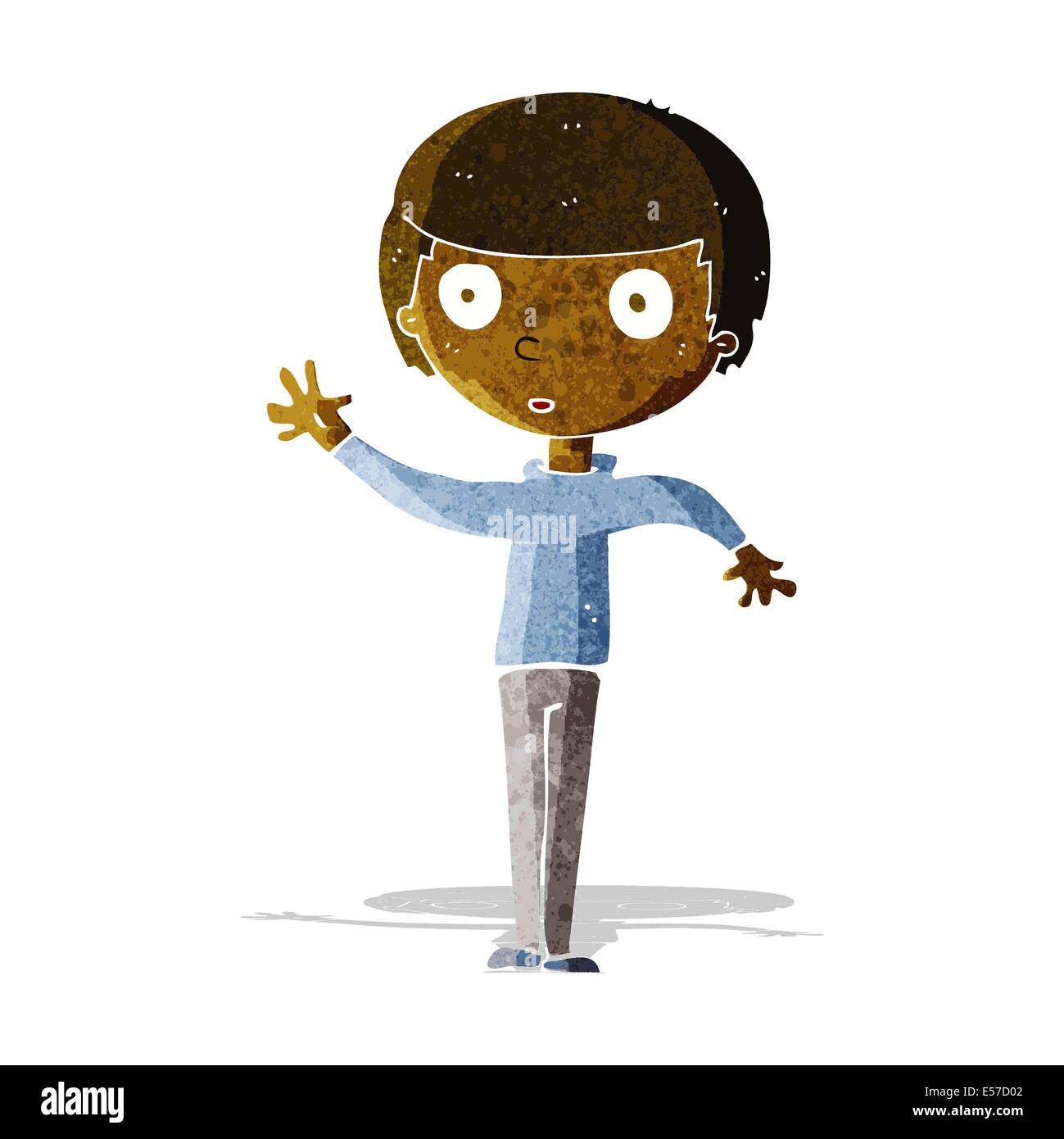 cartoon staring boy Stock Vector Image & Art - Alamy
