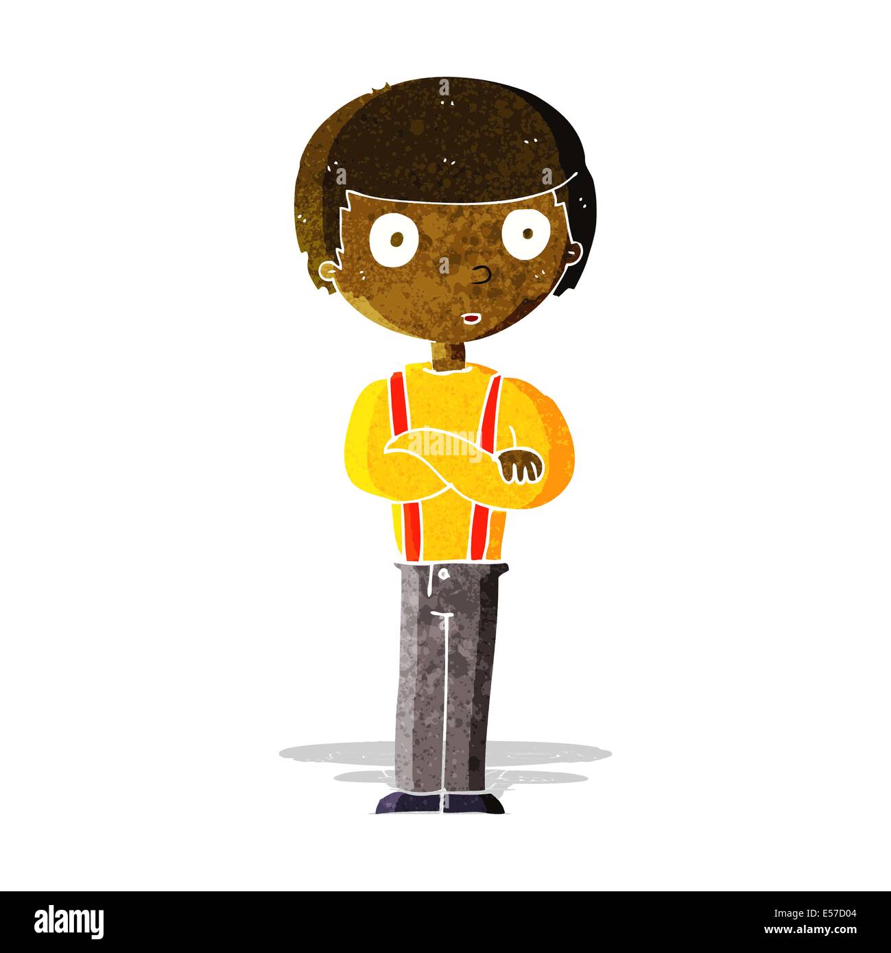 Cartoon boy staring Stock Vector Images - Alamy