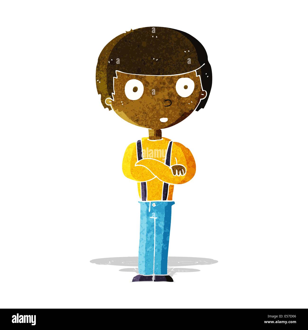 Cartoon boy staring Stock Vector Images - Alamy