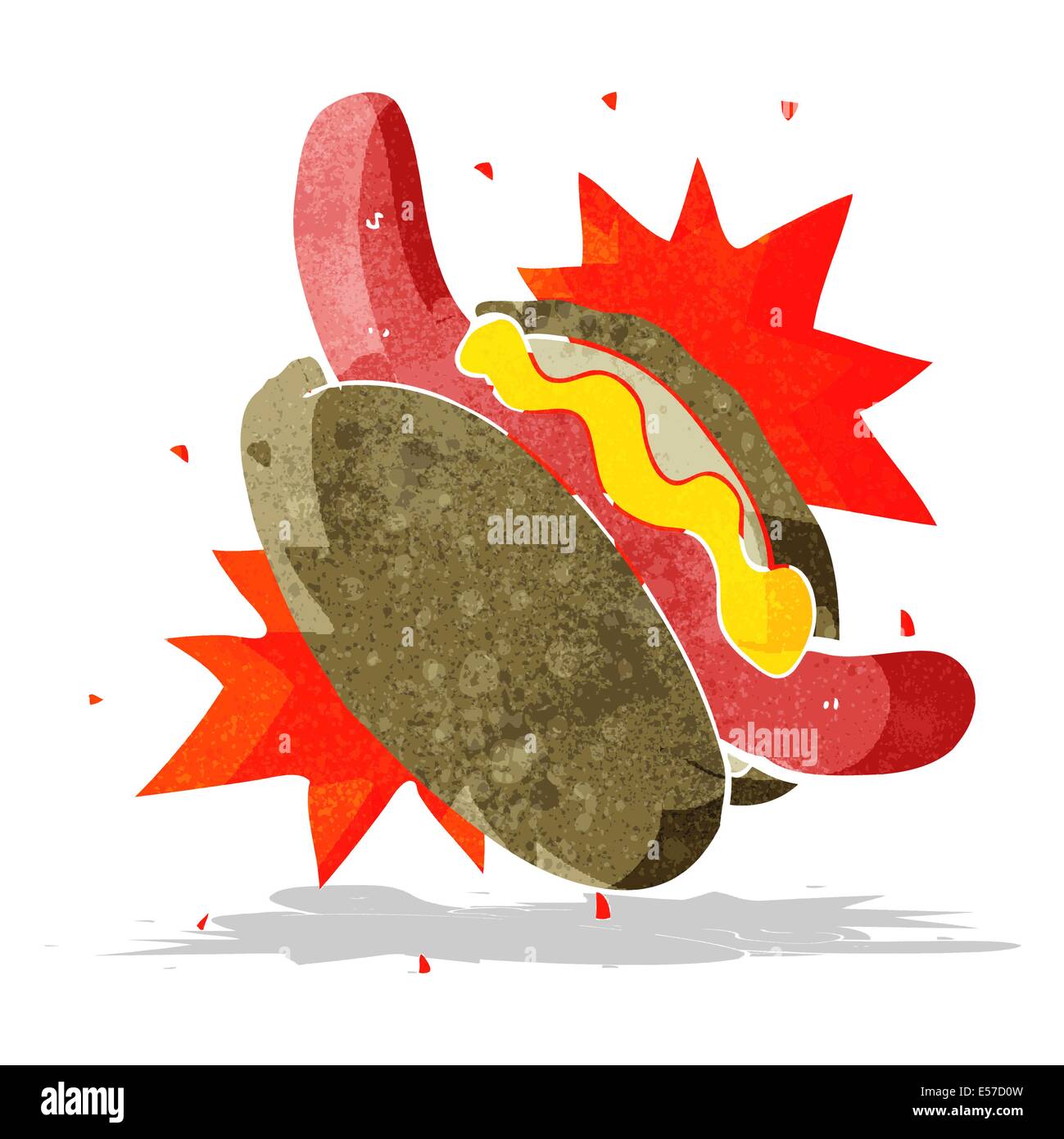 Crazy cartoon sausage Cut Out Stock Images & Pictures - Alamy