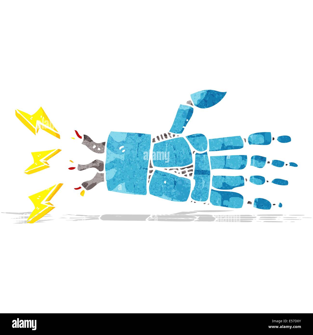 cartoon robot hand Stock Vector Image & Art - Alamy