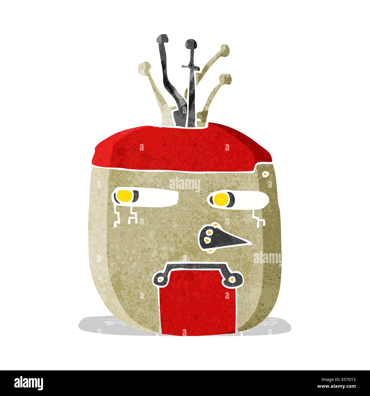 cartoon robot head Stock Vector Image & Art - Alamy