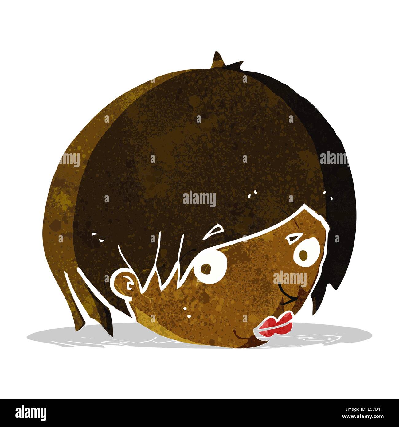 cartoon female face with raised eyebrow Stock Vector Image & Art - Alamy