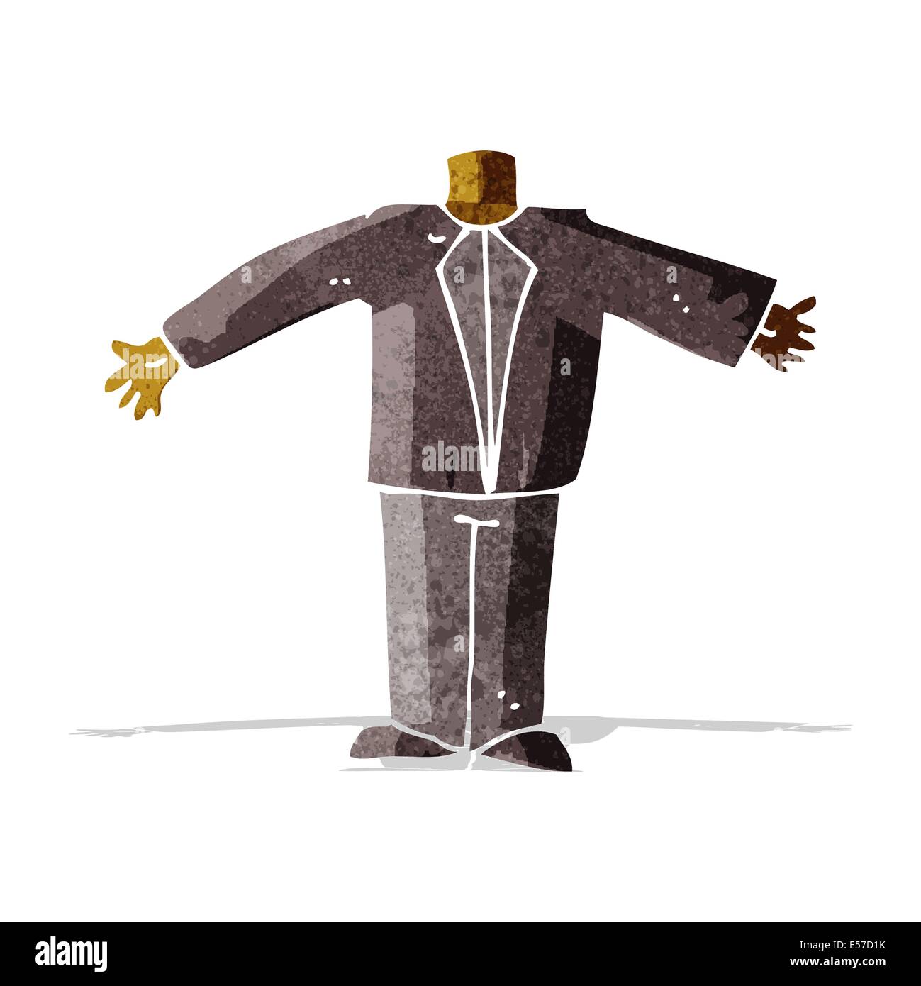 cartoon body in suit (mix and match cartoons or add own photos Stock ...
