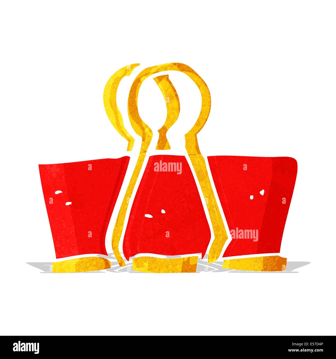 Brass clip Stock Vector Images - Alamy