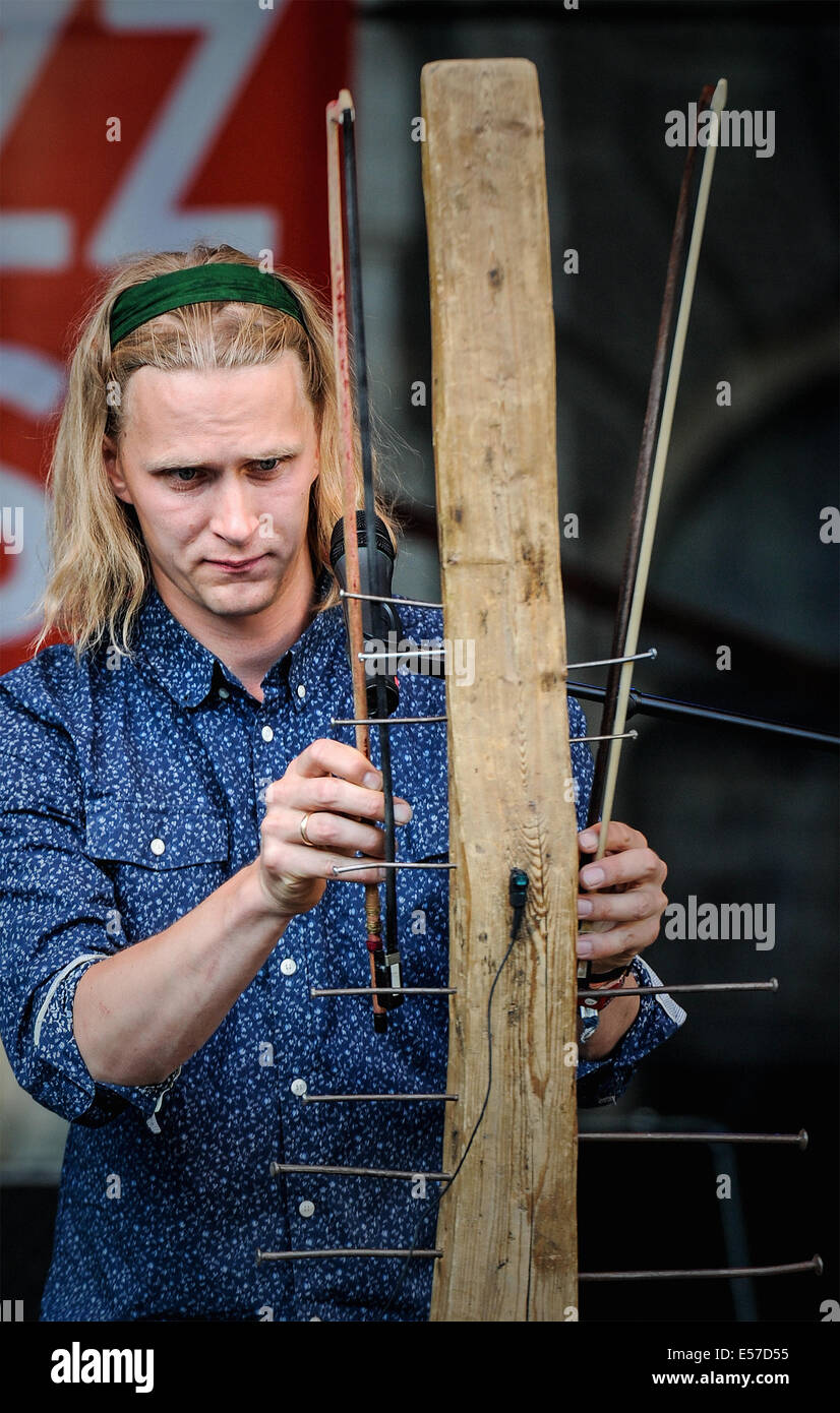 Estonian singer and percussionist Silver Sepp performs within Bohemia ...