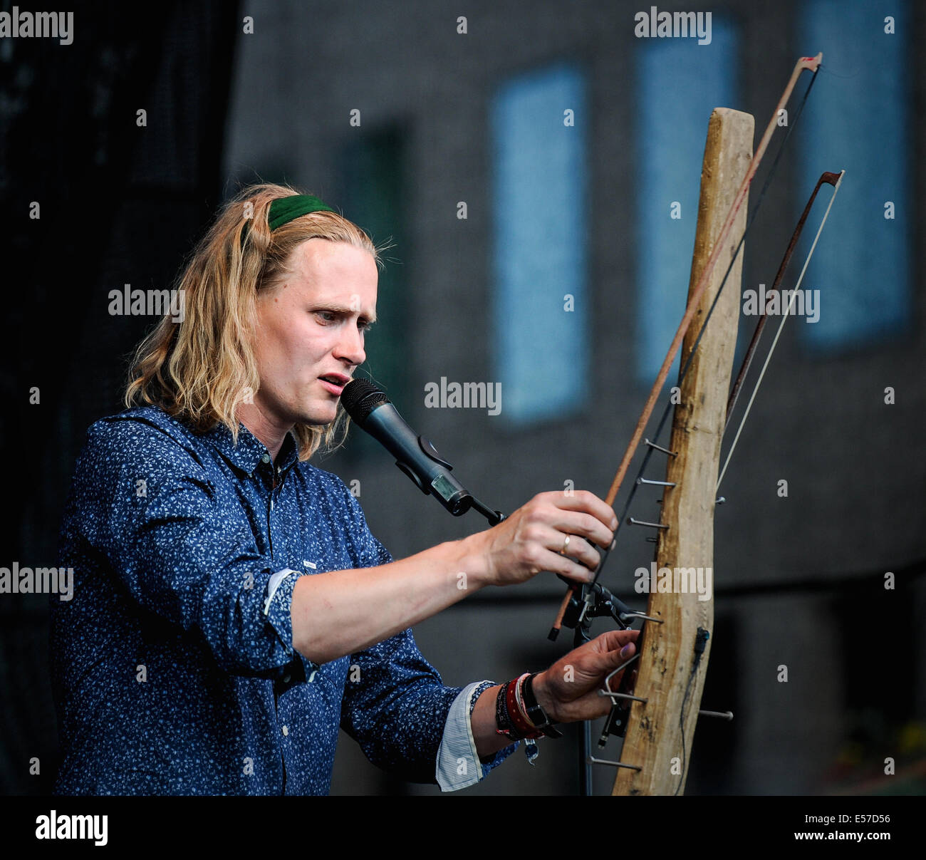 Estonian singer and percussionist Silver Sepp performs within Bohemia ...