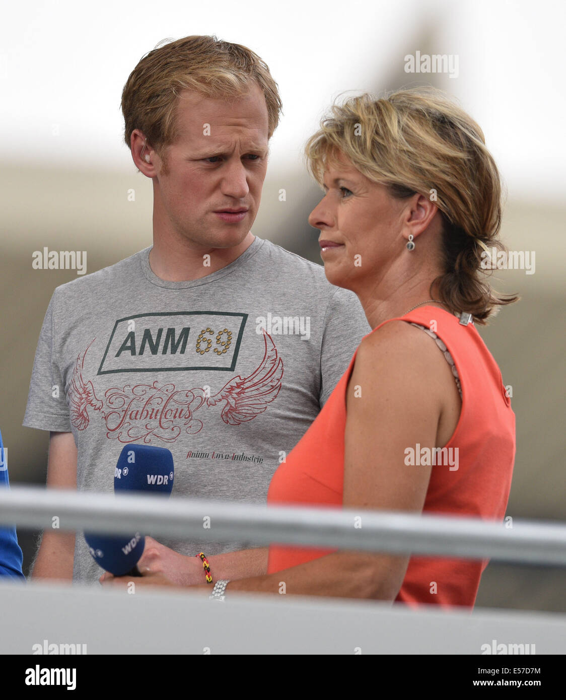 German dressage rider Matthias Alexander and Dutch dressage rider Anky ...