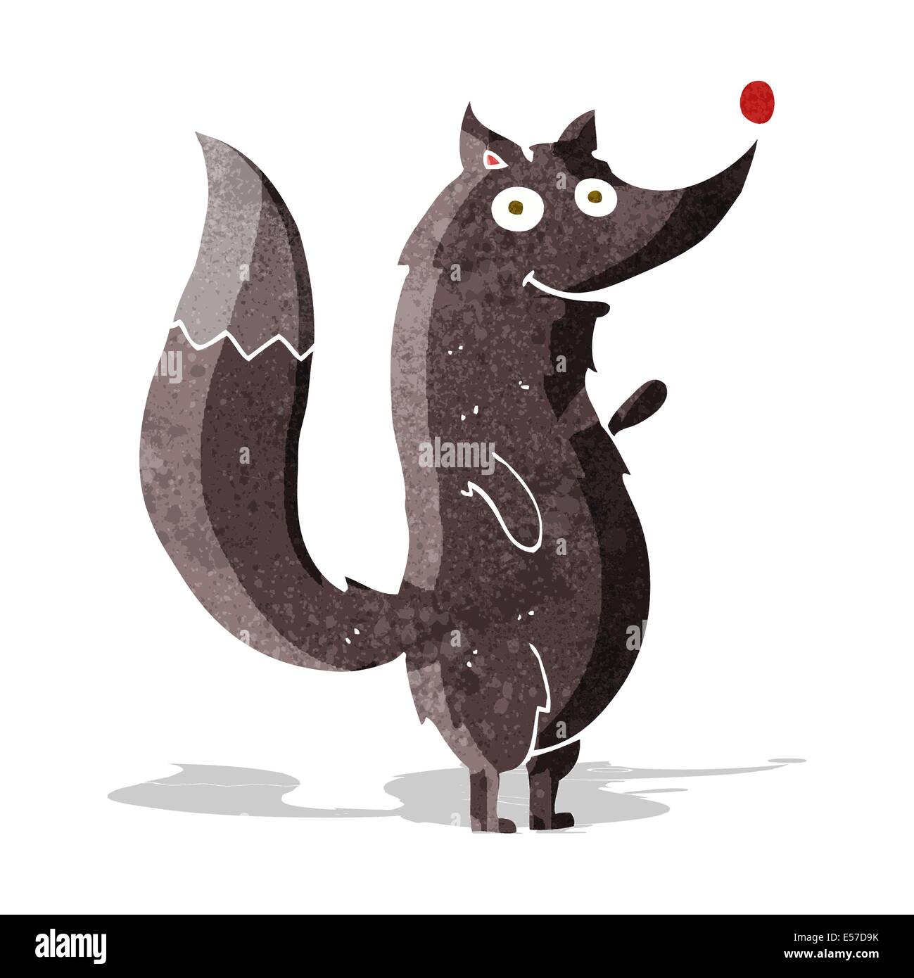 Cartoon waving wolf hi-res stock photography and images - Alamy