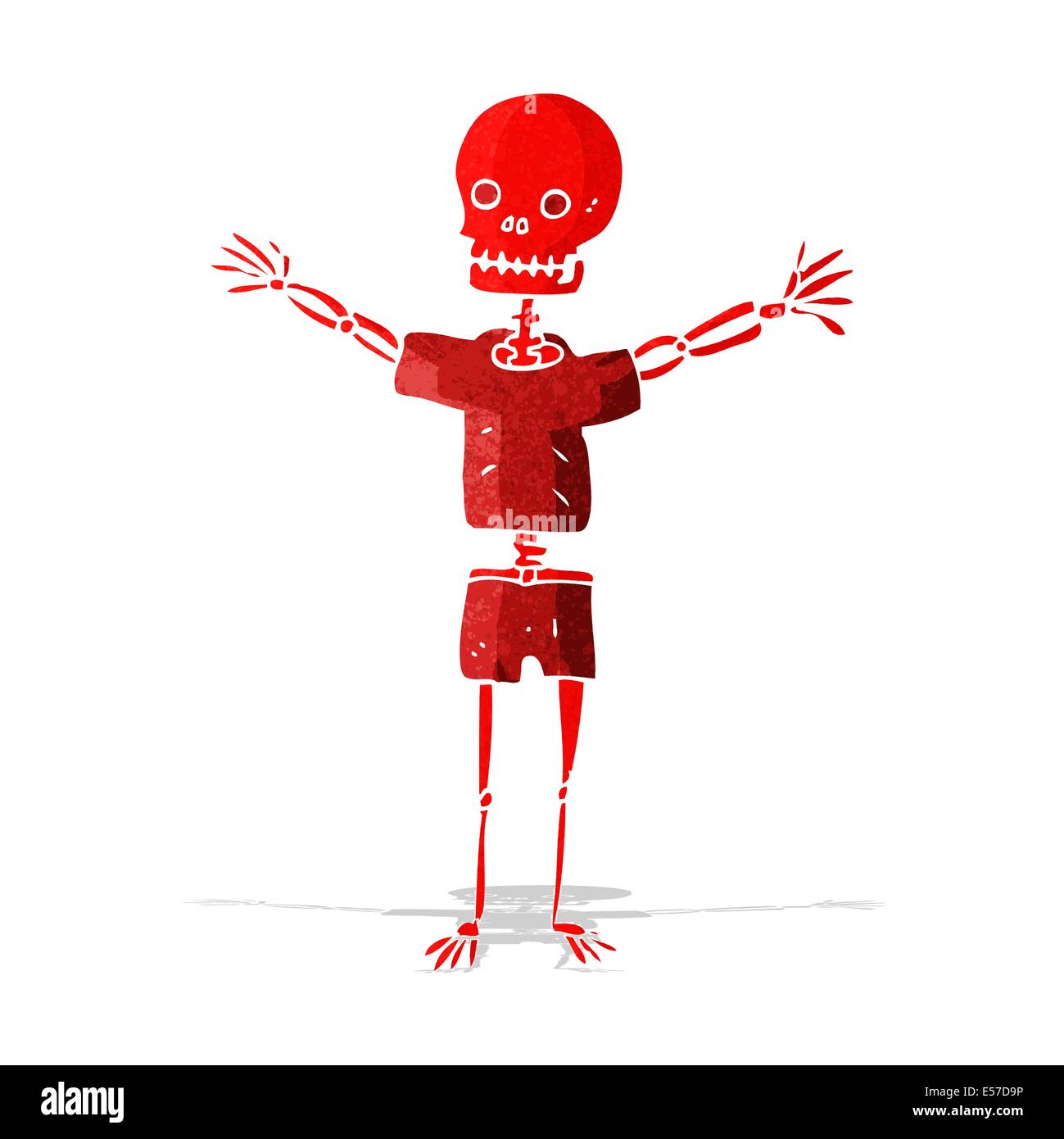 cartoon skeleton in clothes Stock Vector Image & Art - Alamy