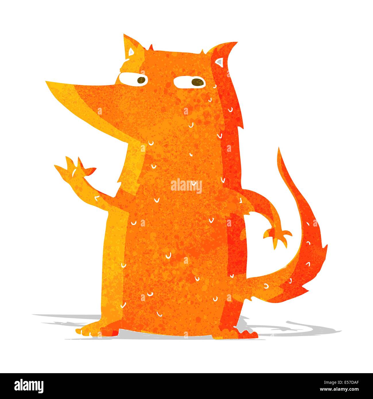 cartoon fox waving Stock Vector Image & Art - Alamy