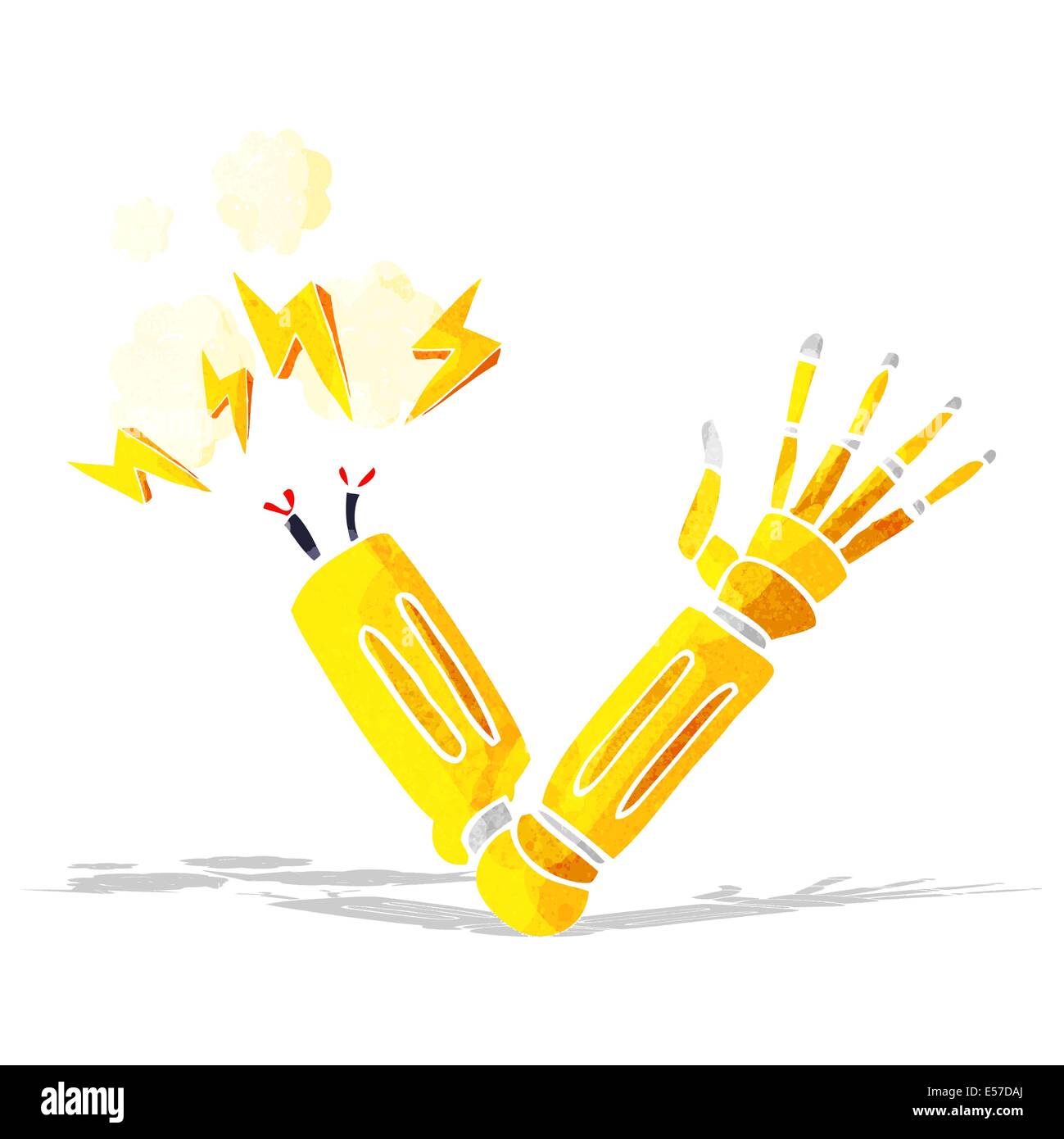 cartoon robot arm Stock Vector Image & Art - Alamy