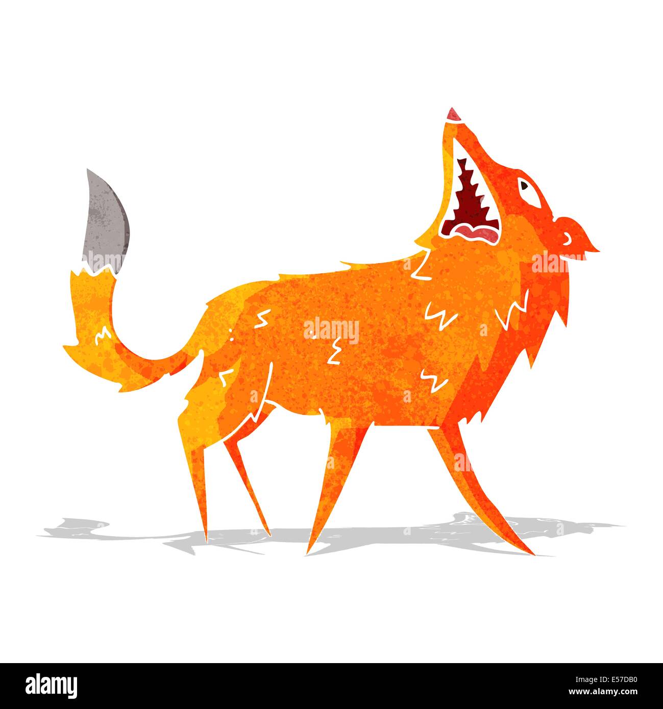 cartoon snapping fox Stock Vector Image & Art - Alamy