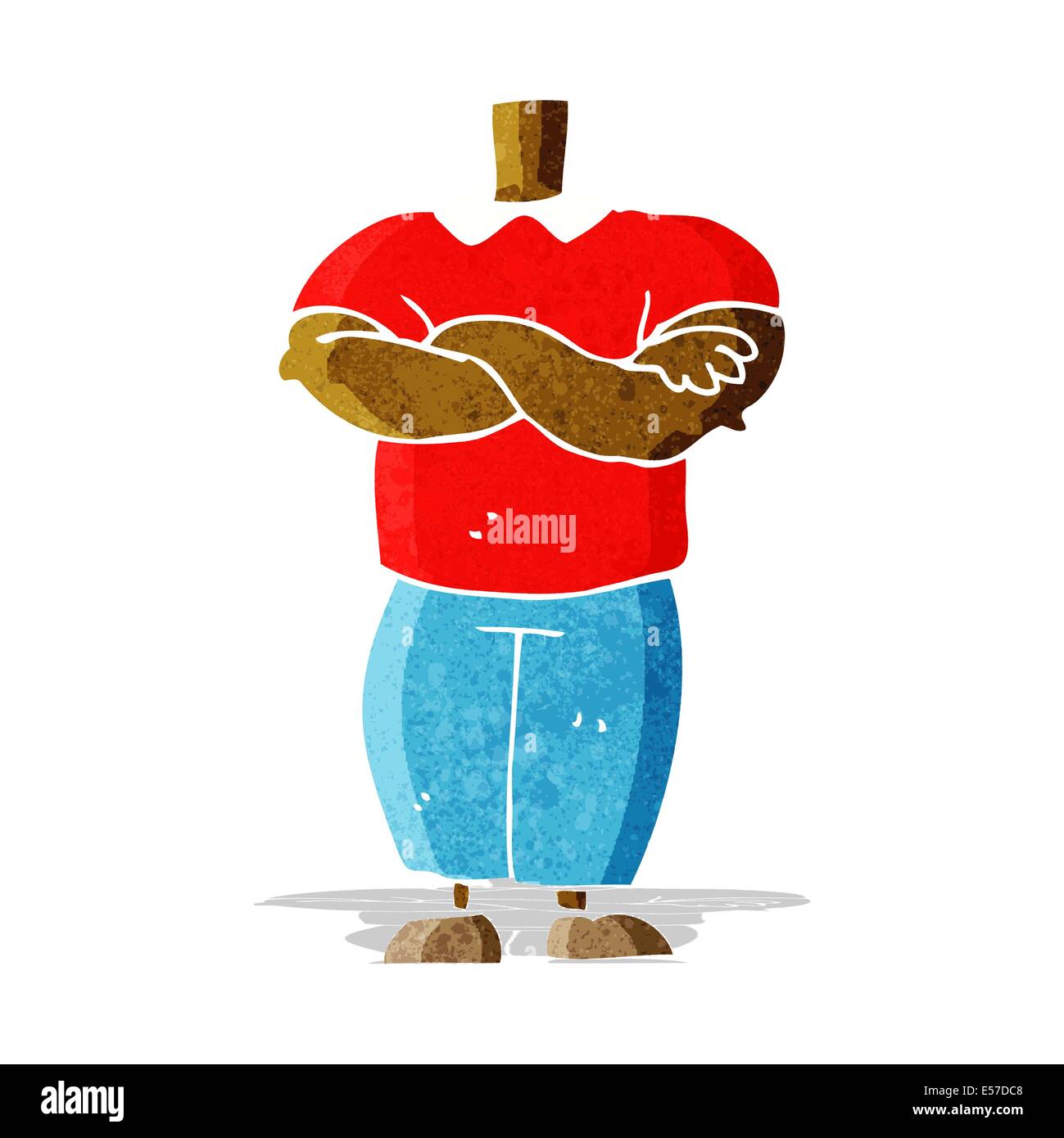 cartoon body (mix and match cartoons or add photo faces Stock Vector ...