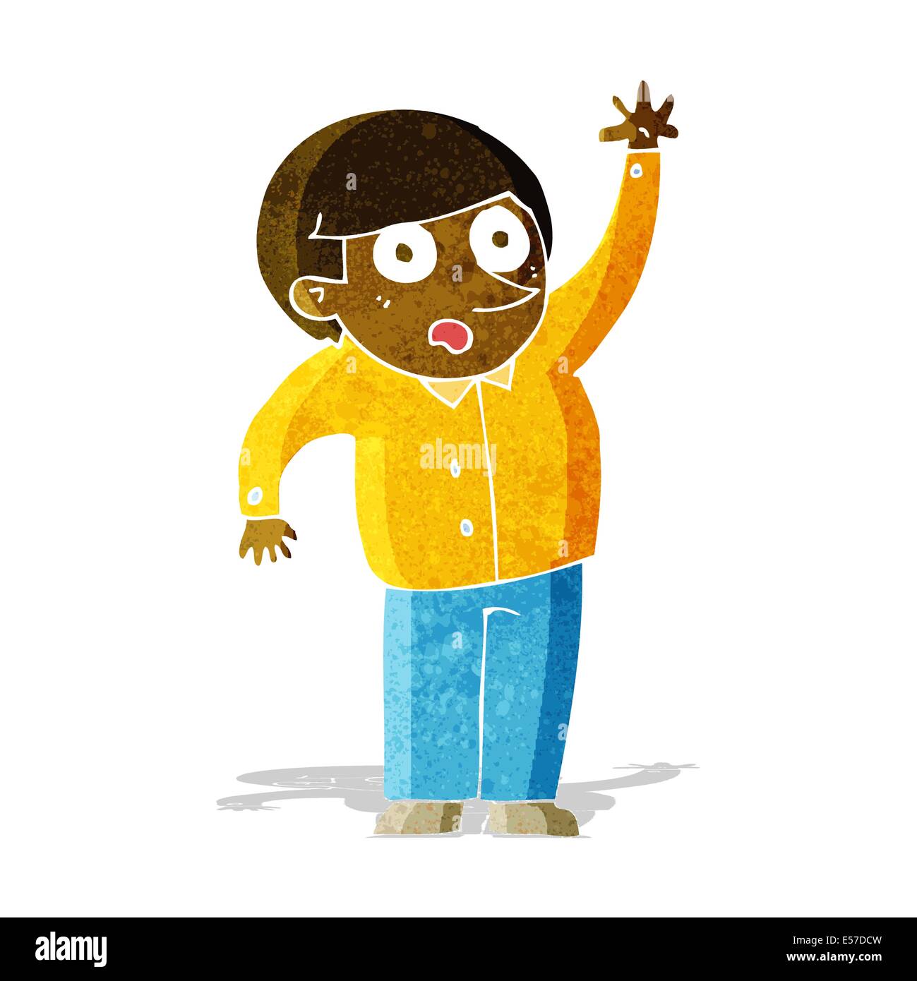 cartoon man asking question Stock Vector Image & Art - Alamy