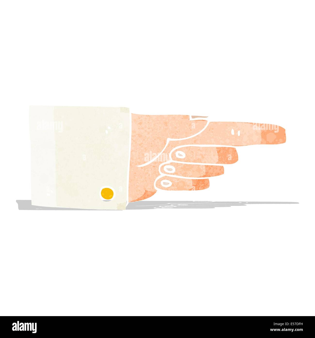 cartoon pointing hand Stock Vector Image & Art - Alamy