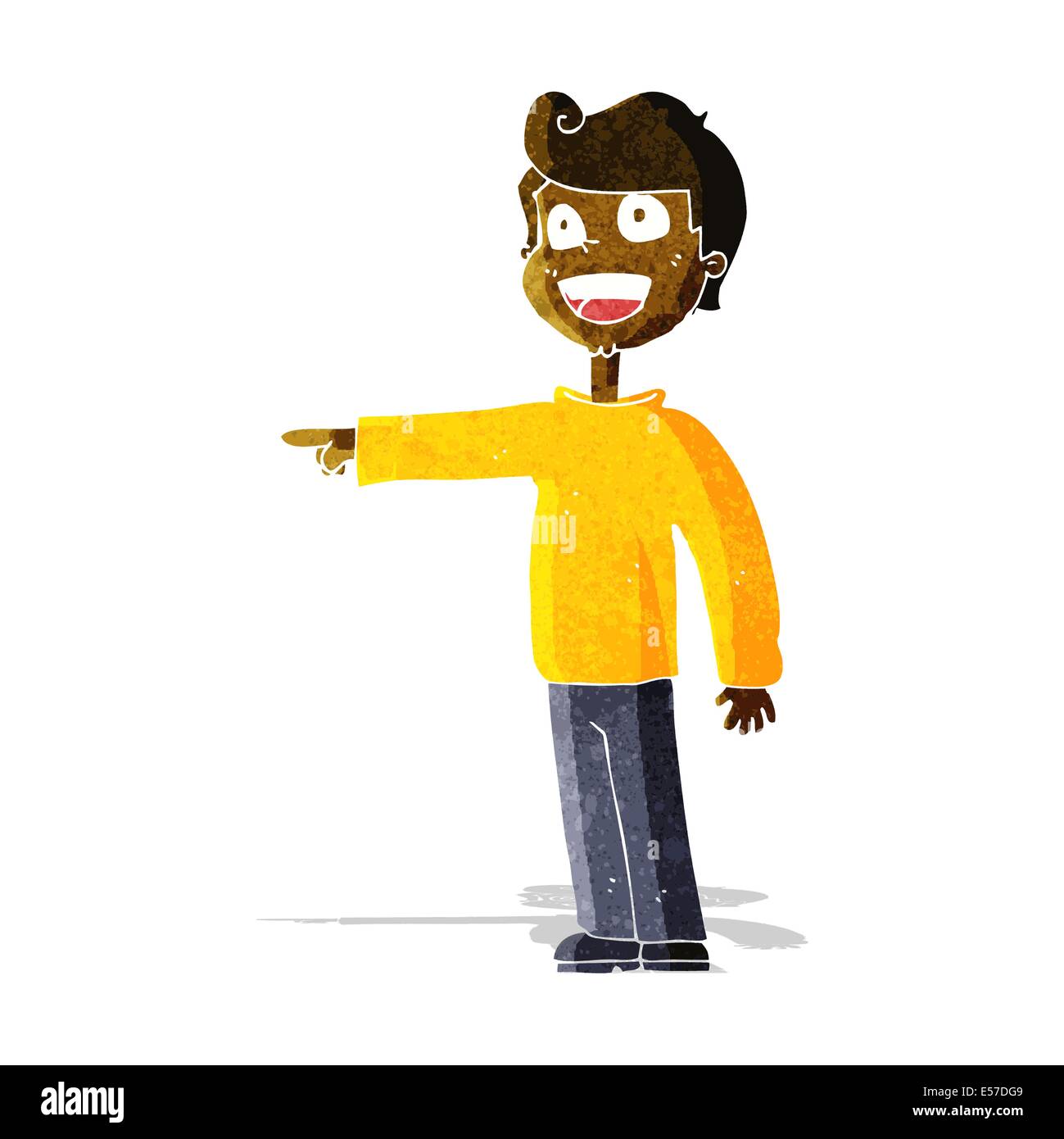 cartoon man pointing and laughing Stock Vector Image & Art - Alamy