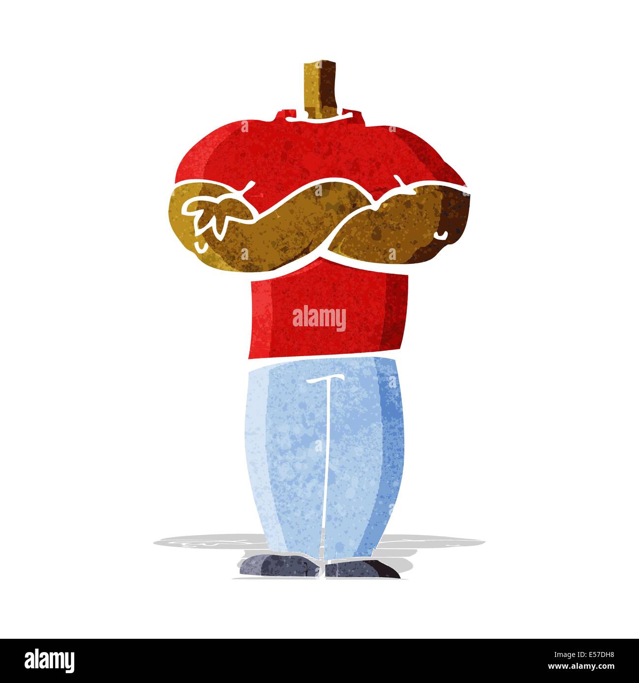 cartoon body with folded arms (mix and match cartoons or add own photos ...