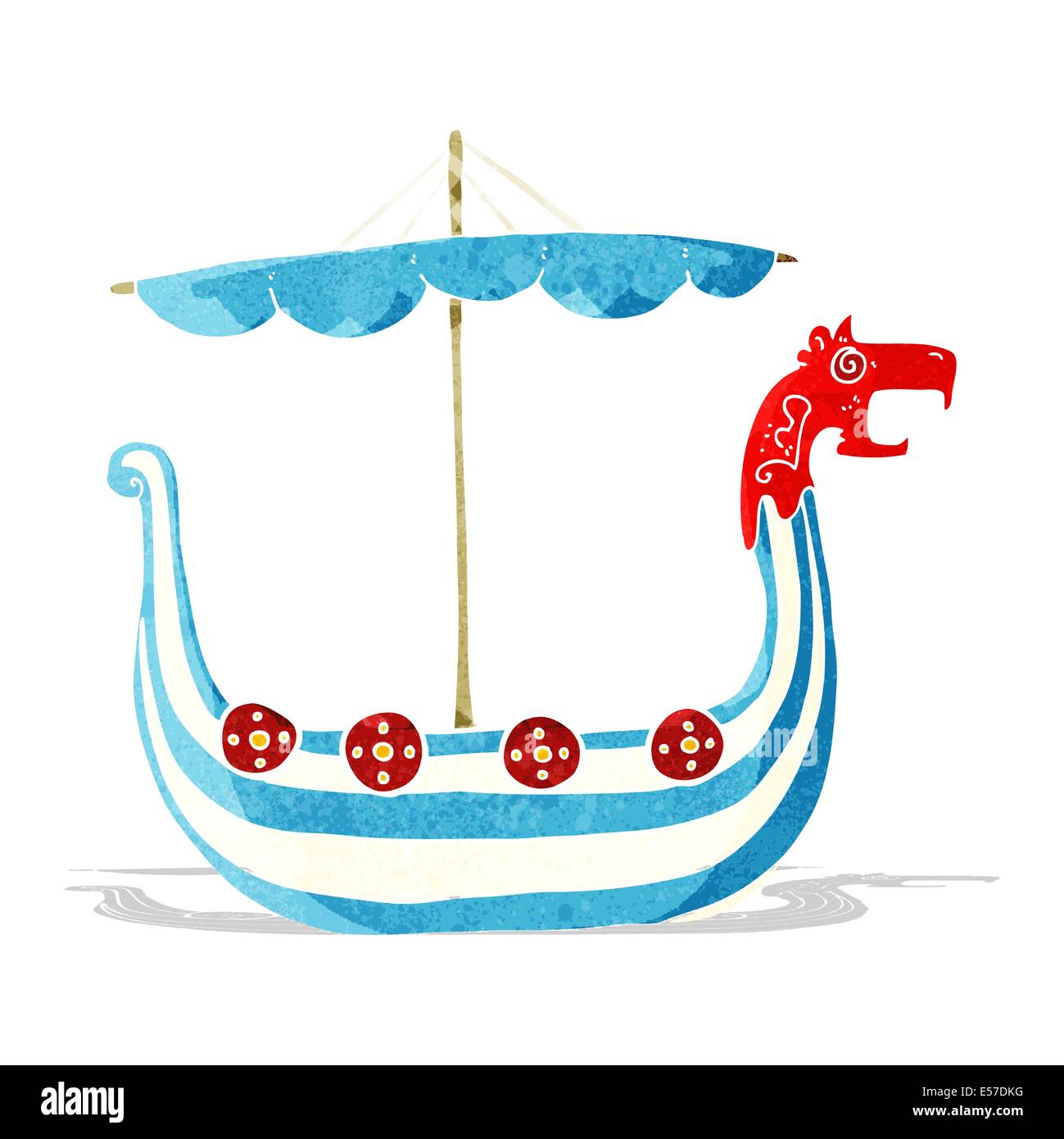 cartoon viking ship Stock Vector Image & Art - Alamy