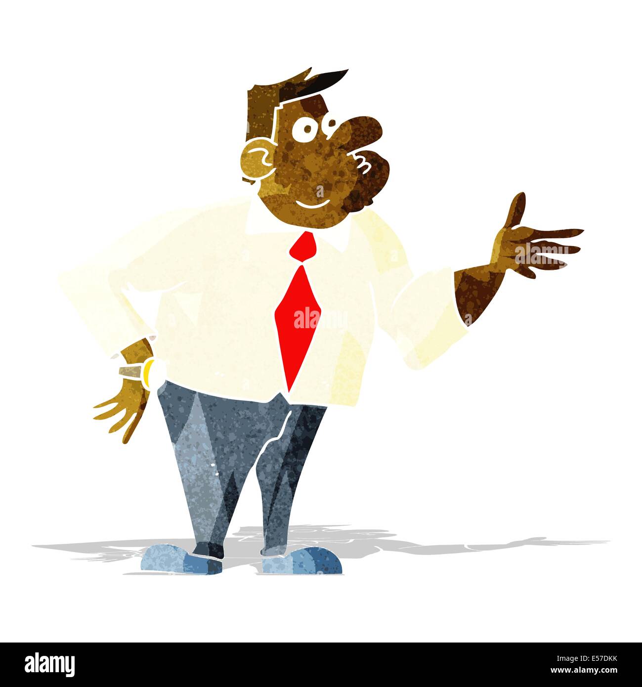 cartoon businessman asking question Stock Vector Image & Art - Alamy