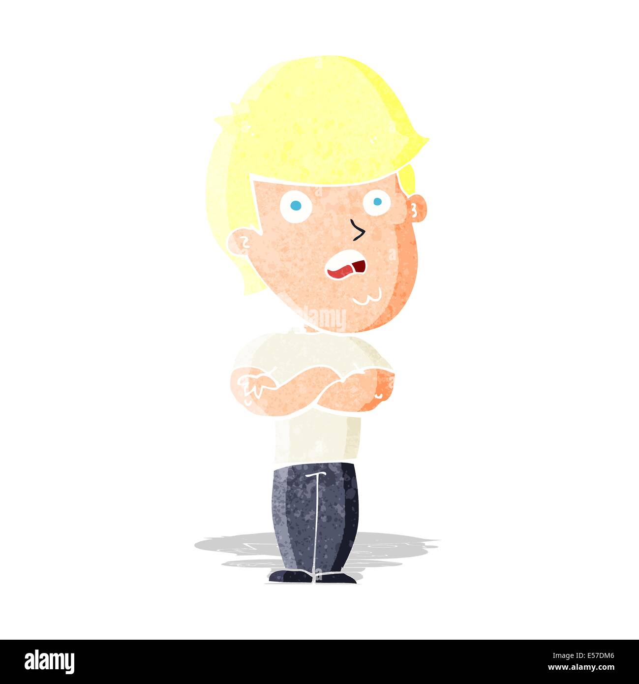 cartoon disappointed man Stock Vector Image & Art - Alamy