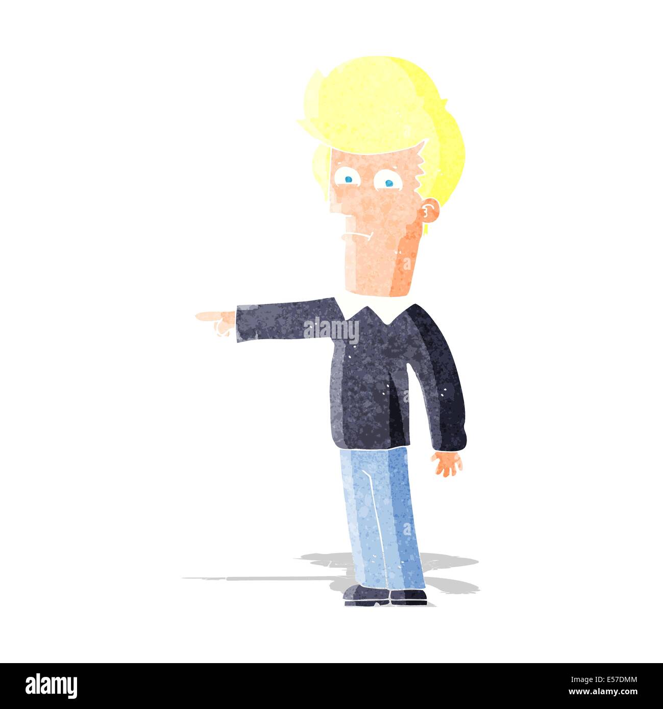 cartoon man pointing Stock Vector Image & Art - Alamy
