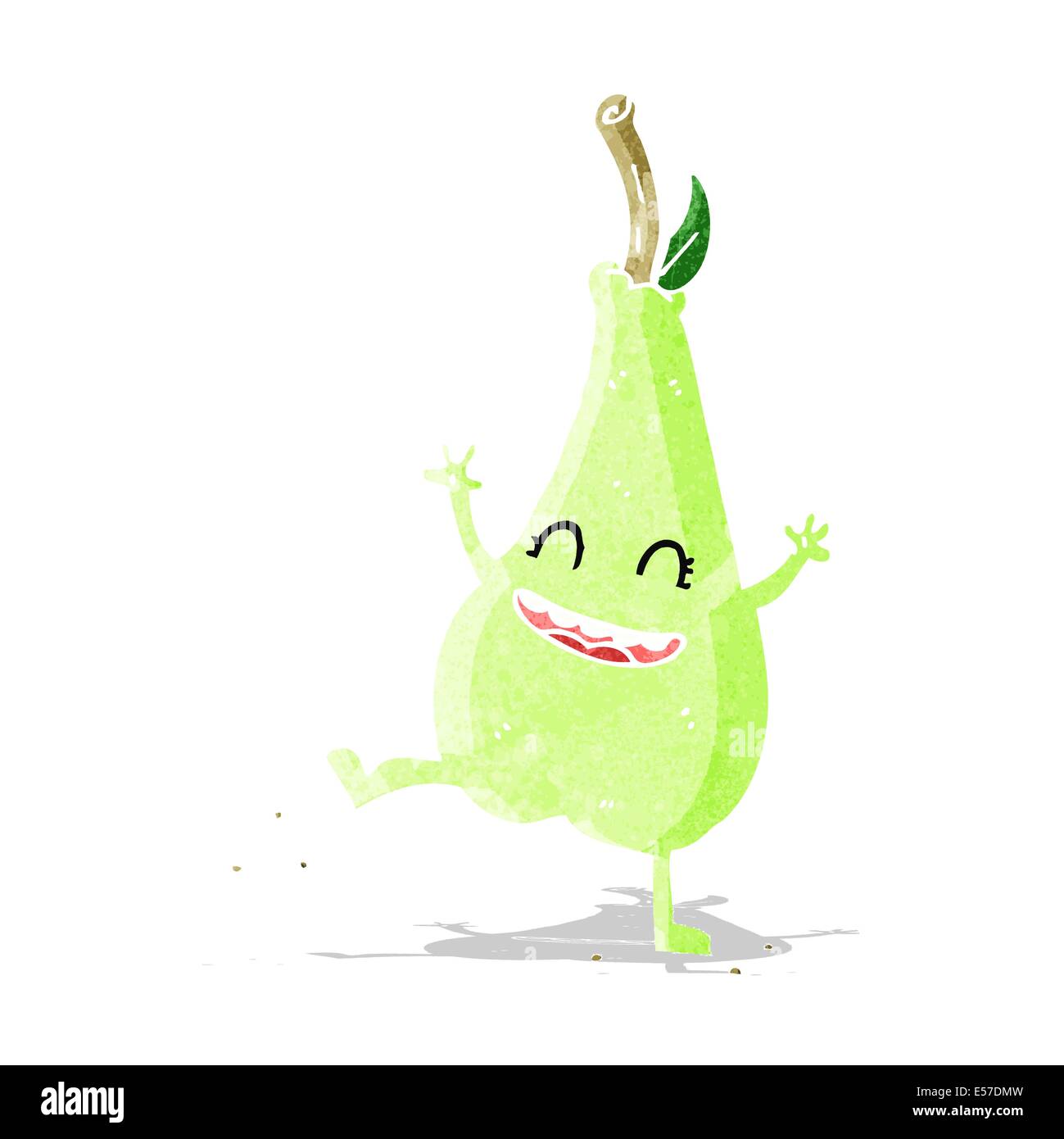 cartoon happy dancing pear Stock Vector Image & Art - Alamy