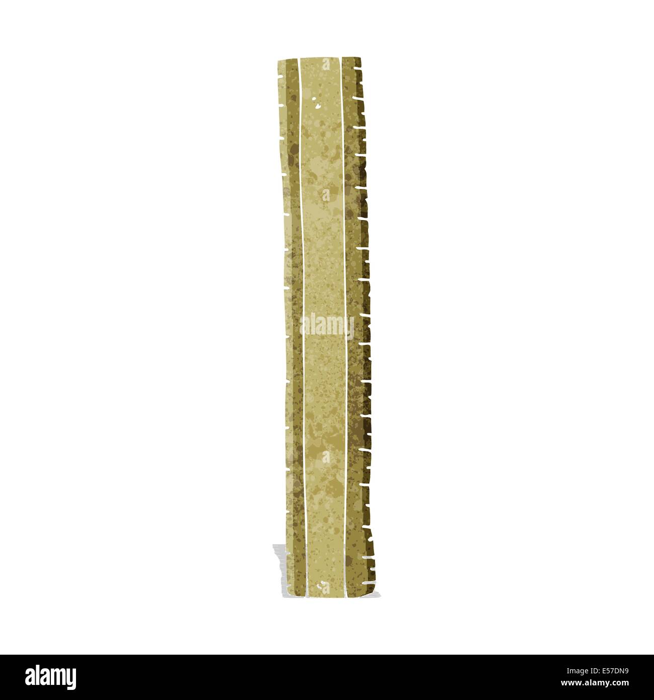 cartoon wooden ruler Stock Vector Image & Art - Alamy