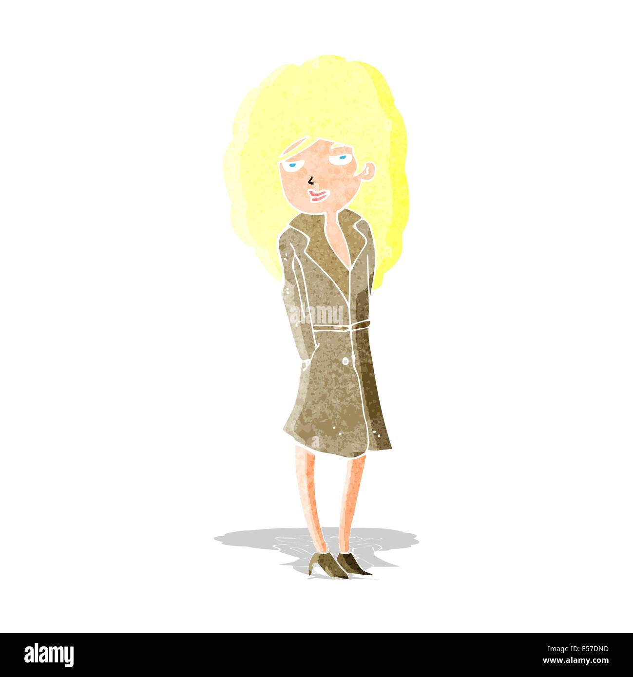 Cartoon female spy Cut Out Stock Images & Pictures - Alamy