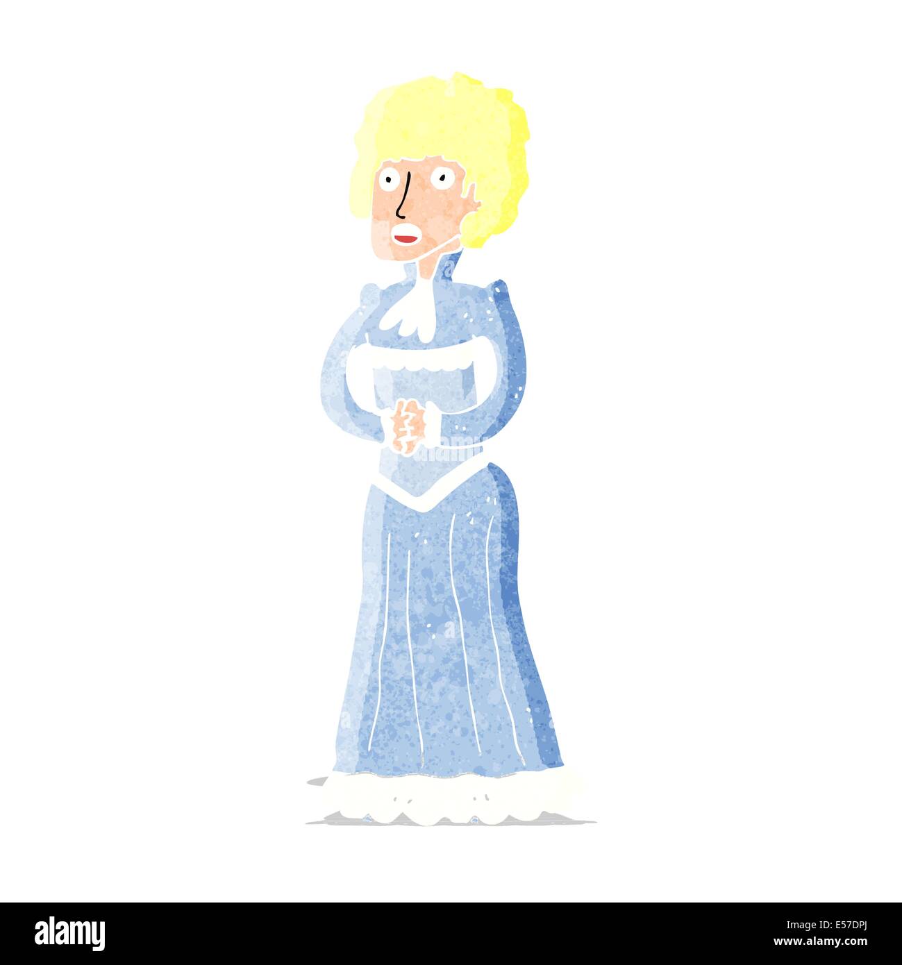 cartoon shocked victorian woman Stock Vector Image & Art - Alamy