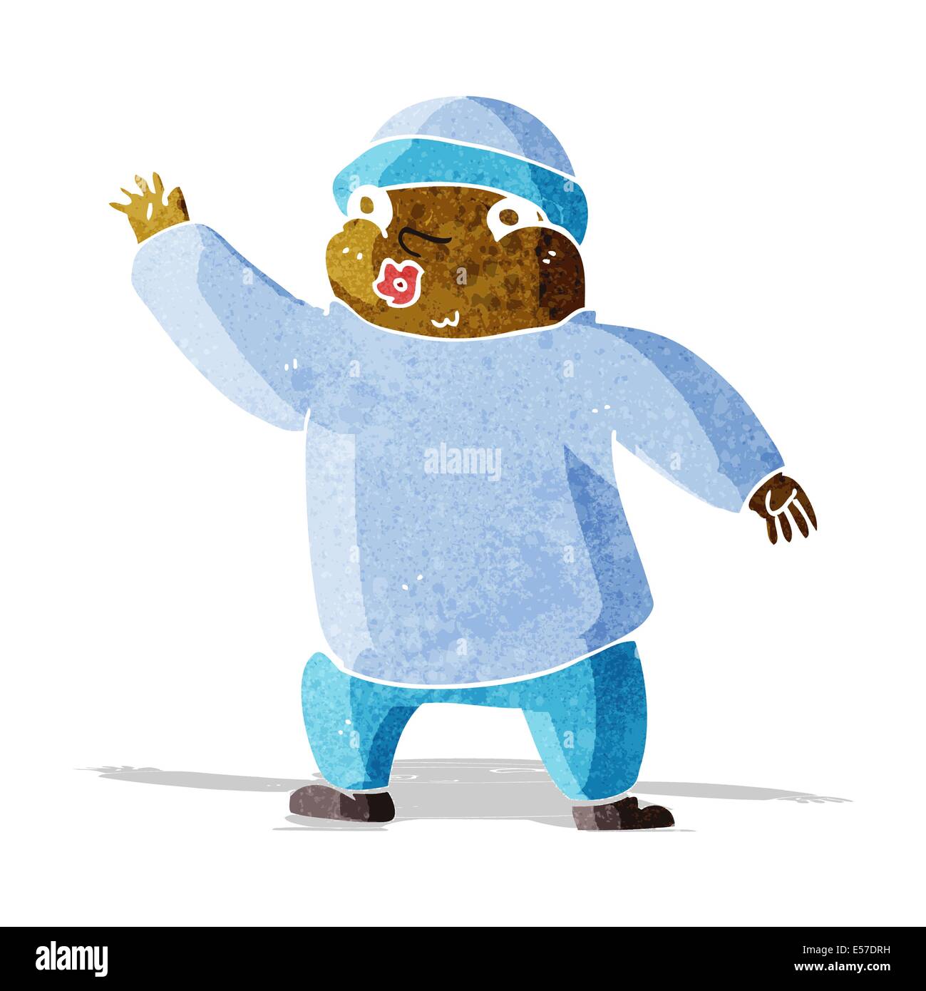 Fat hat man Stock Vector Images - Alamy