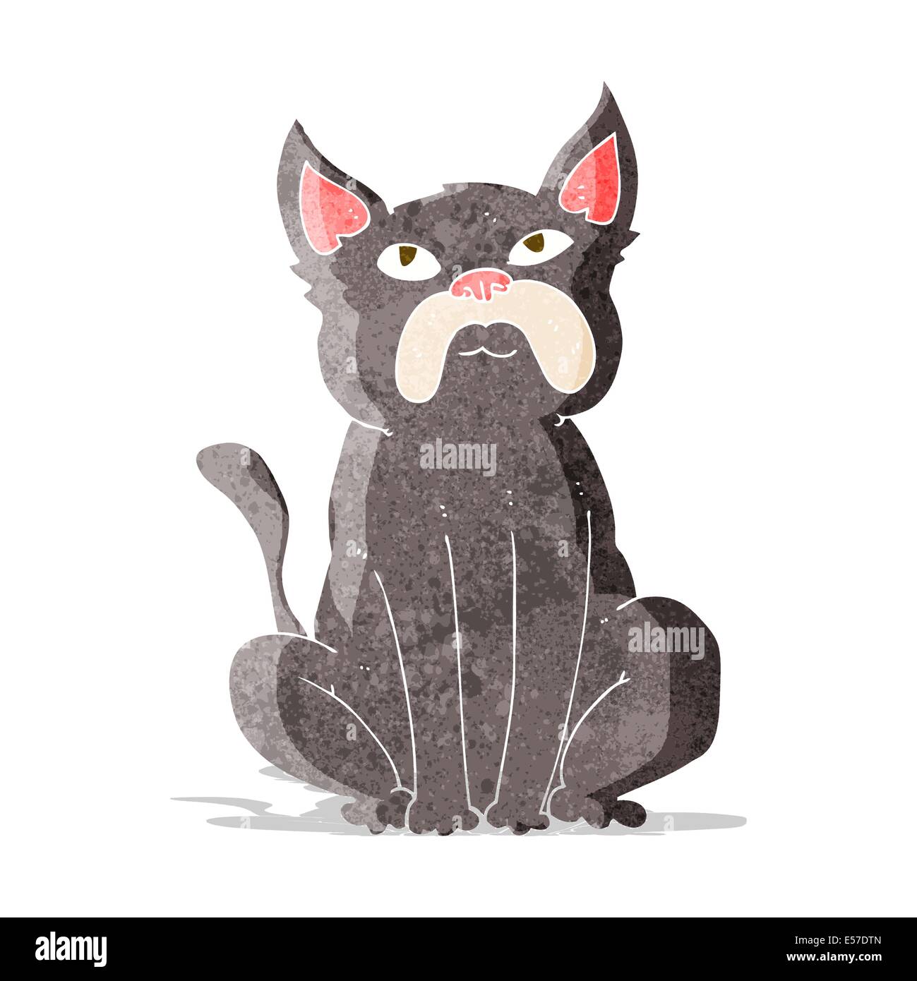 cartoon grumpy little dog Stock Vector Image & Art - Alamy