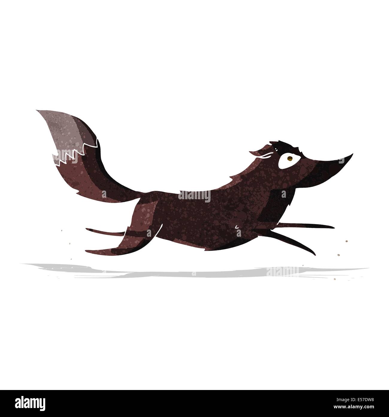 cartoon wolf running Stock Vector Image & Art - Alamy