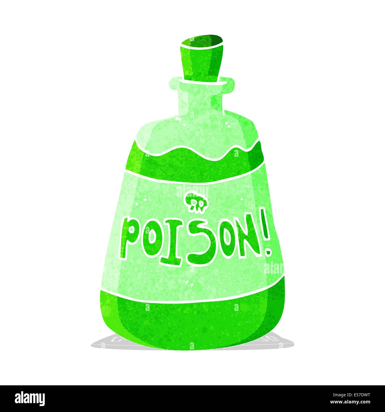 cartoon bottle of poison Stock Vector Image & Art - Alamy