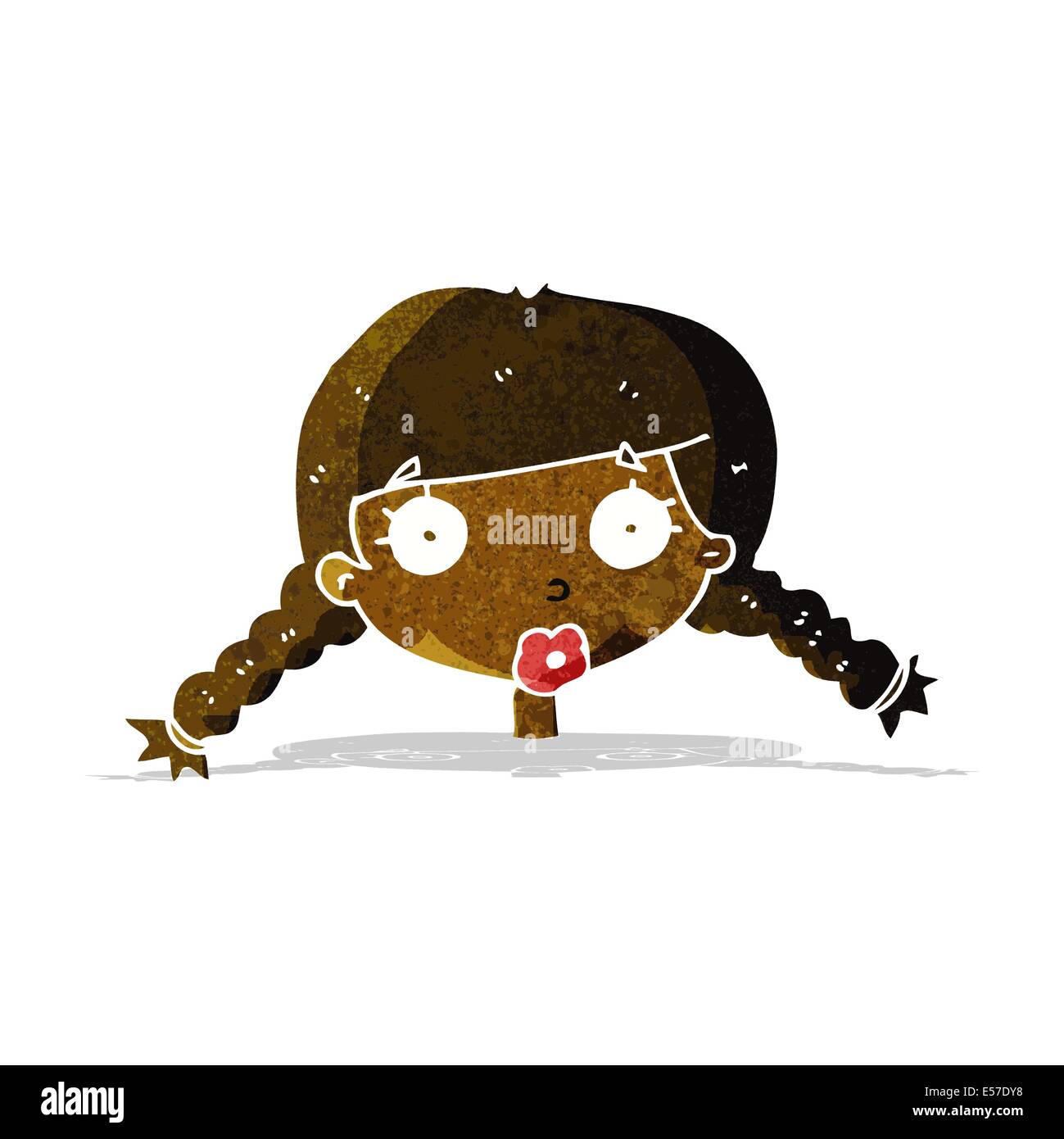 Confused face drawing Cut Out Stock Images & Pictures - Alamy