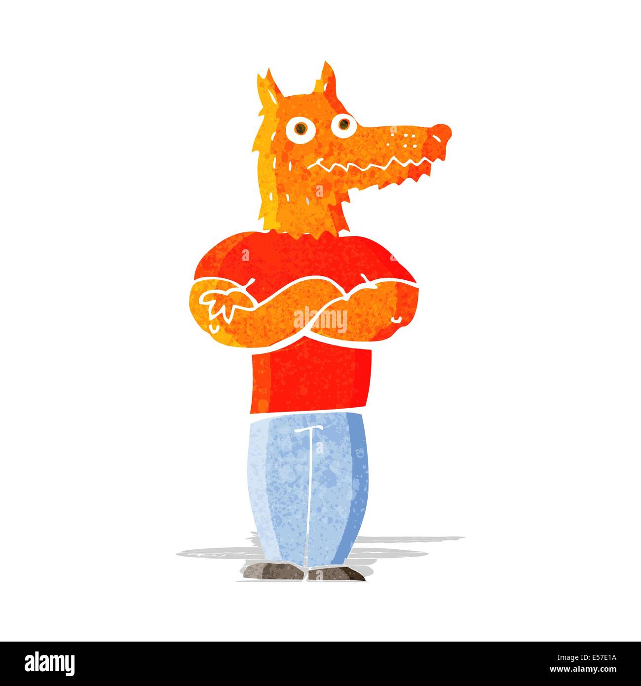 cartoon fox man Stock Vector Image & Art - Alamy