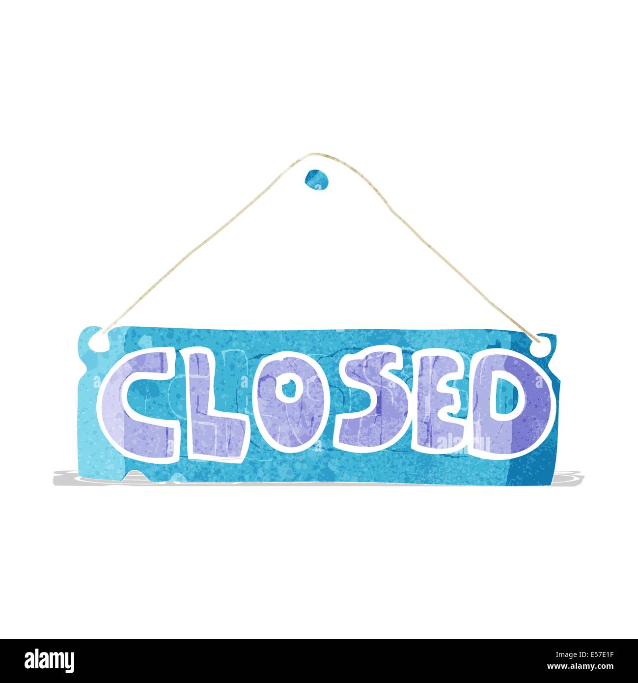 Cartoon closed shop sign Stock Vector Images - Alamy