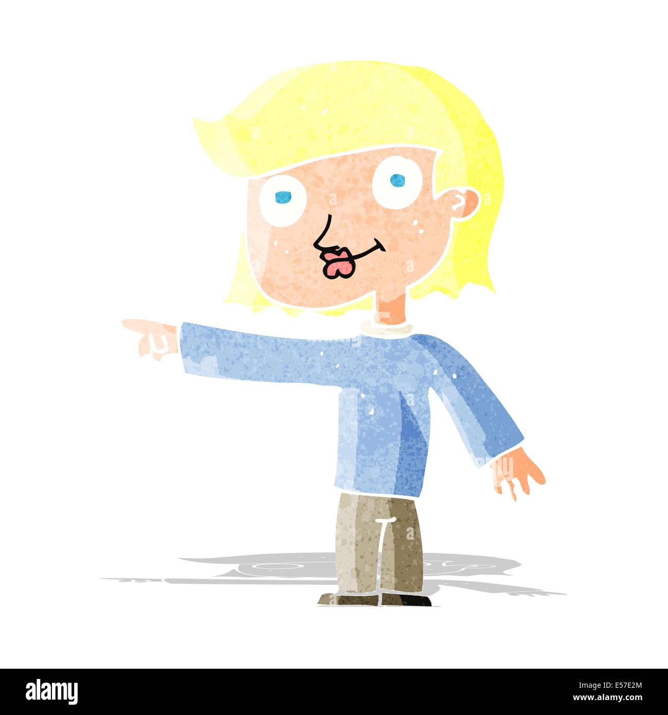 cartoon pointing person Stock Vector Image & Art - Alamy