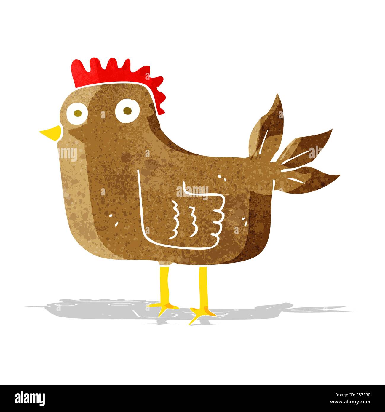 Quirky hand drawn hen Stock Vector Images - Alamy