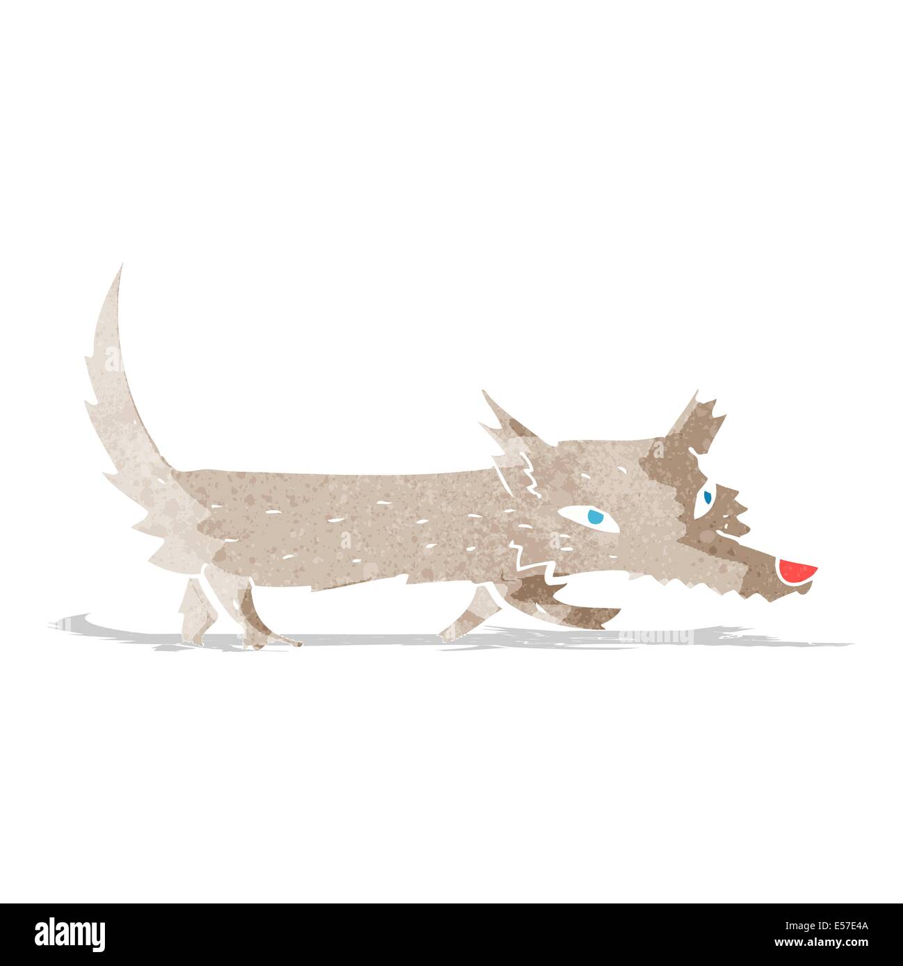 cartoon little wolf Stock Vector Image & Art - Alamy