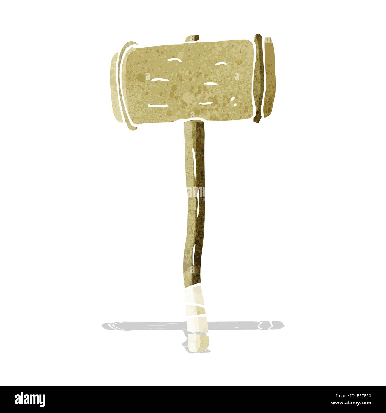 cartoon wooden hammer Stock Vector Image & Art - Alamy