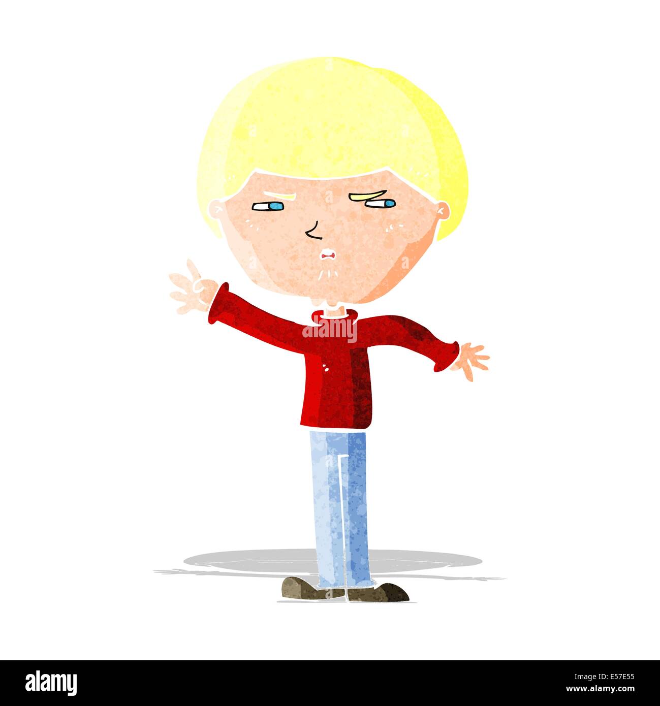 cartoon mean man Stock Vector Image & Art - Alamy