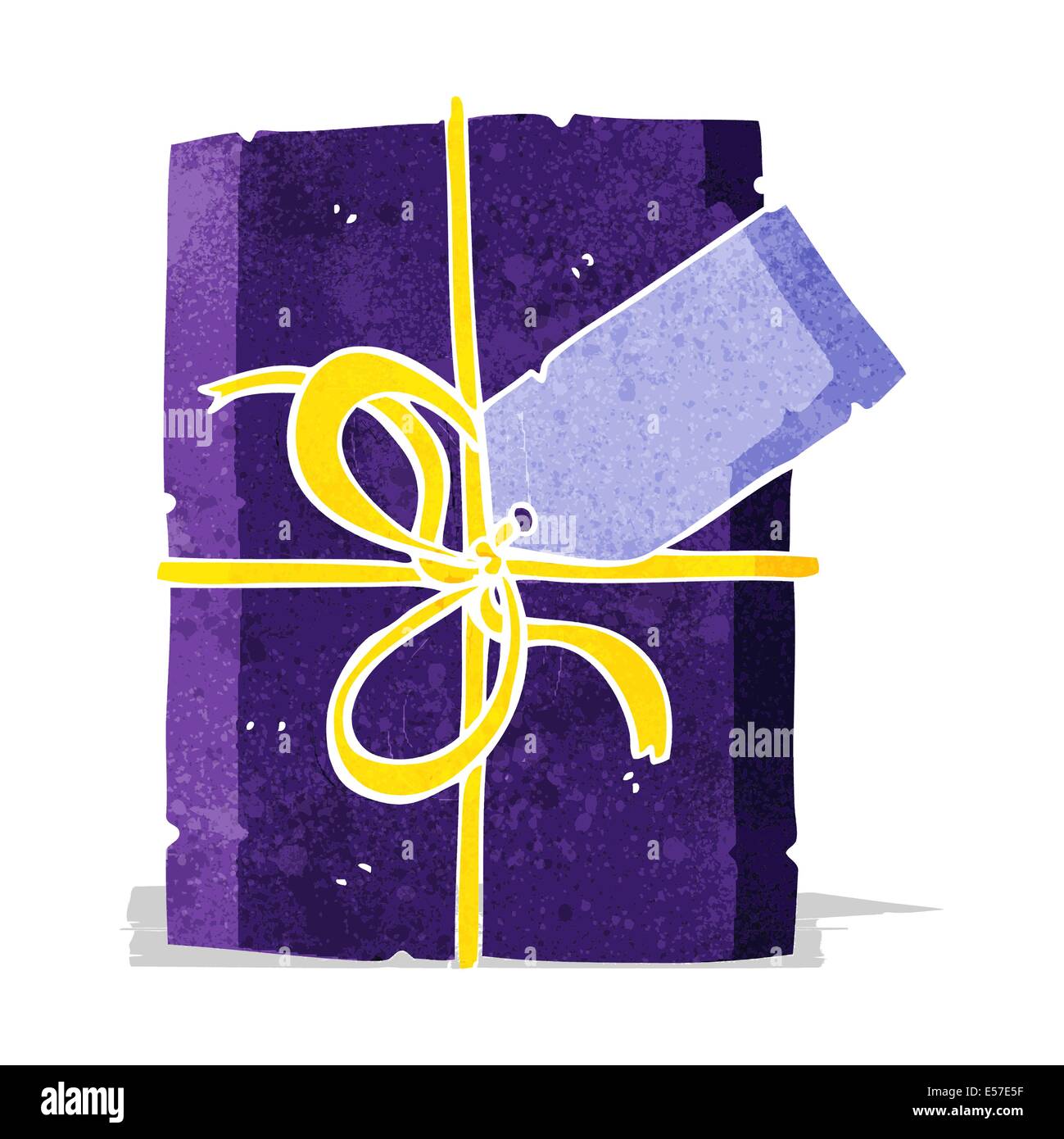 cartoon wrapped present Stock Vector Image & Art - Alamy