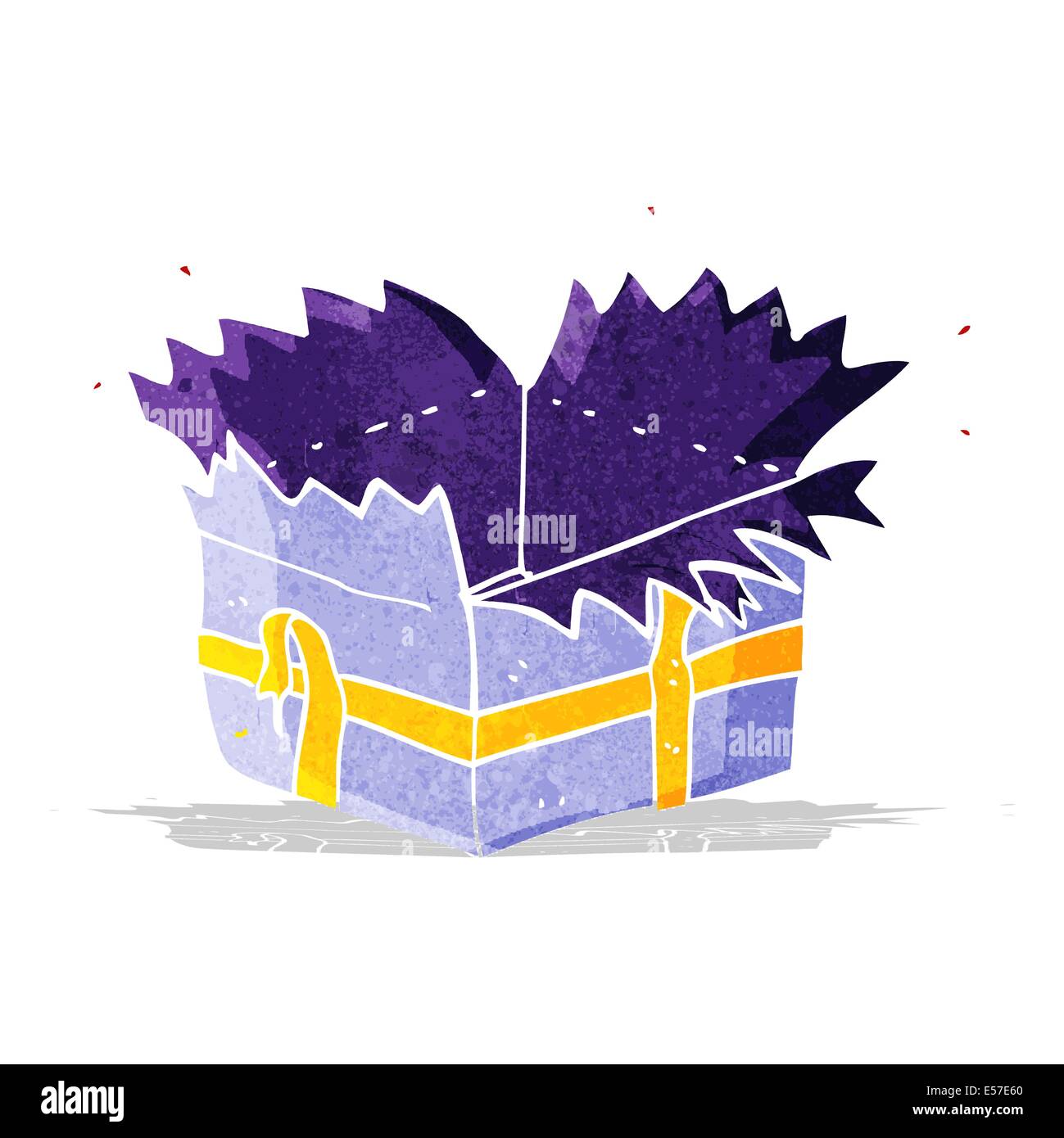 cartoon open present Stock Vector Image & Art - Alamy