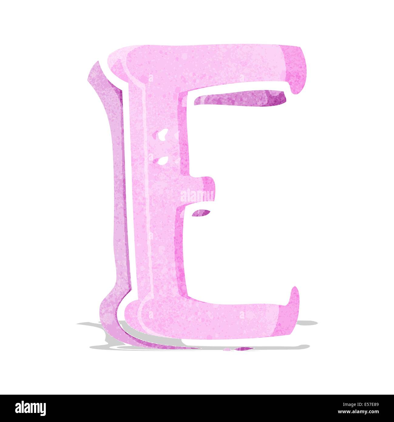 cartoon letter E Stock Vector Image & Art - Alamy