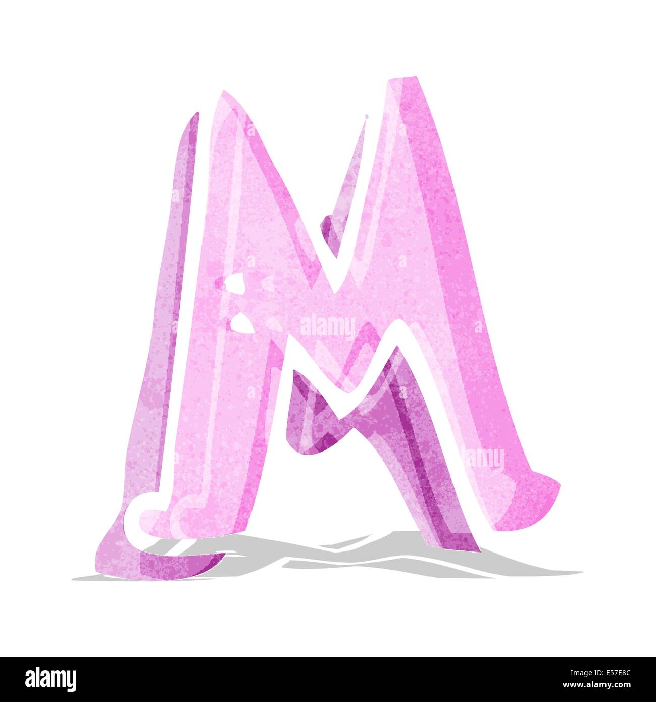 cartoon letter M Stock Vector Image & Art - Alamy